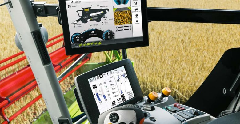 Nouveau terminal tactile CEBIS MOBILE pour les Claas Lexion 700/600 ...