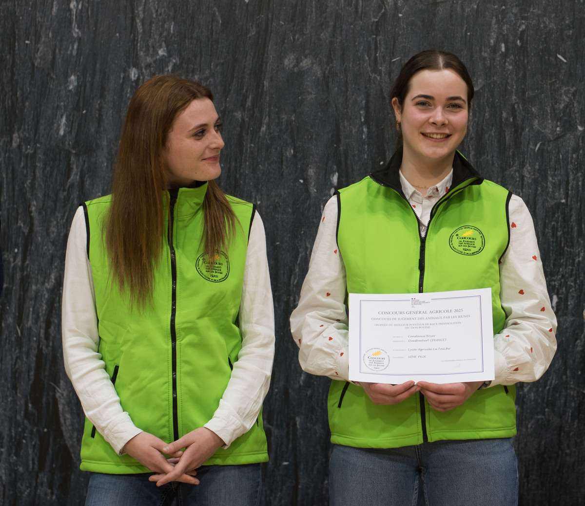 Constance Boyer se place au TMPR 2025 en Prim'Holstein au salon de l ...